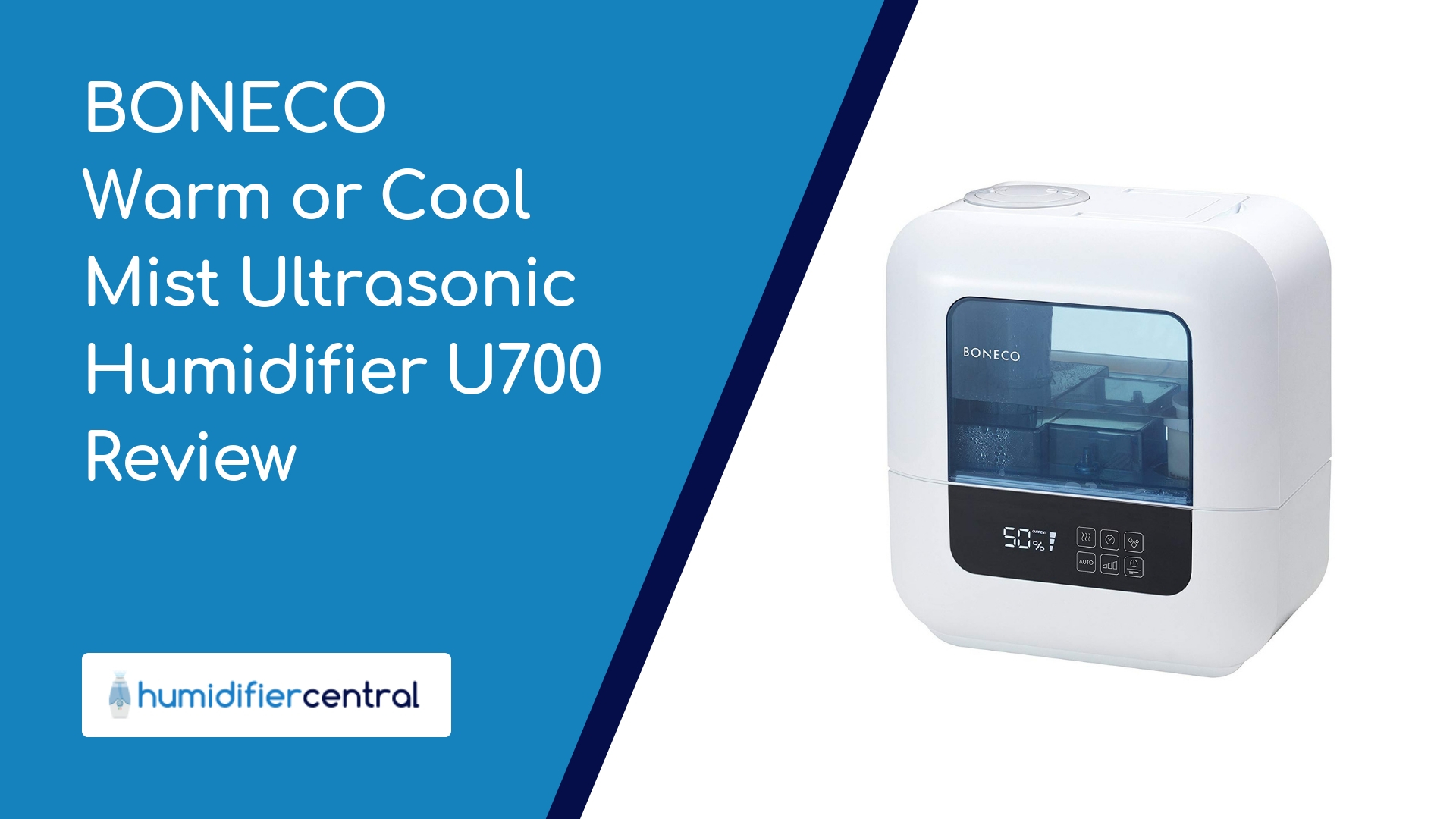 BONECO Warm or Cool Mist Ultrasonic Humidifier U700 Review | Humidifier ...