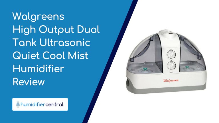 Walgreens High Output Dual Tank Ultrasonic Quiet Cool Mist Humidifier ...